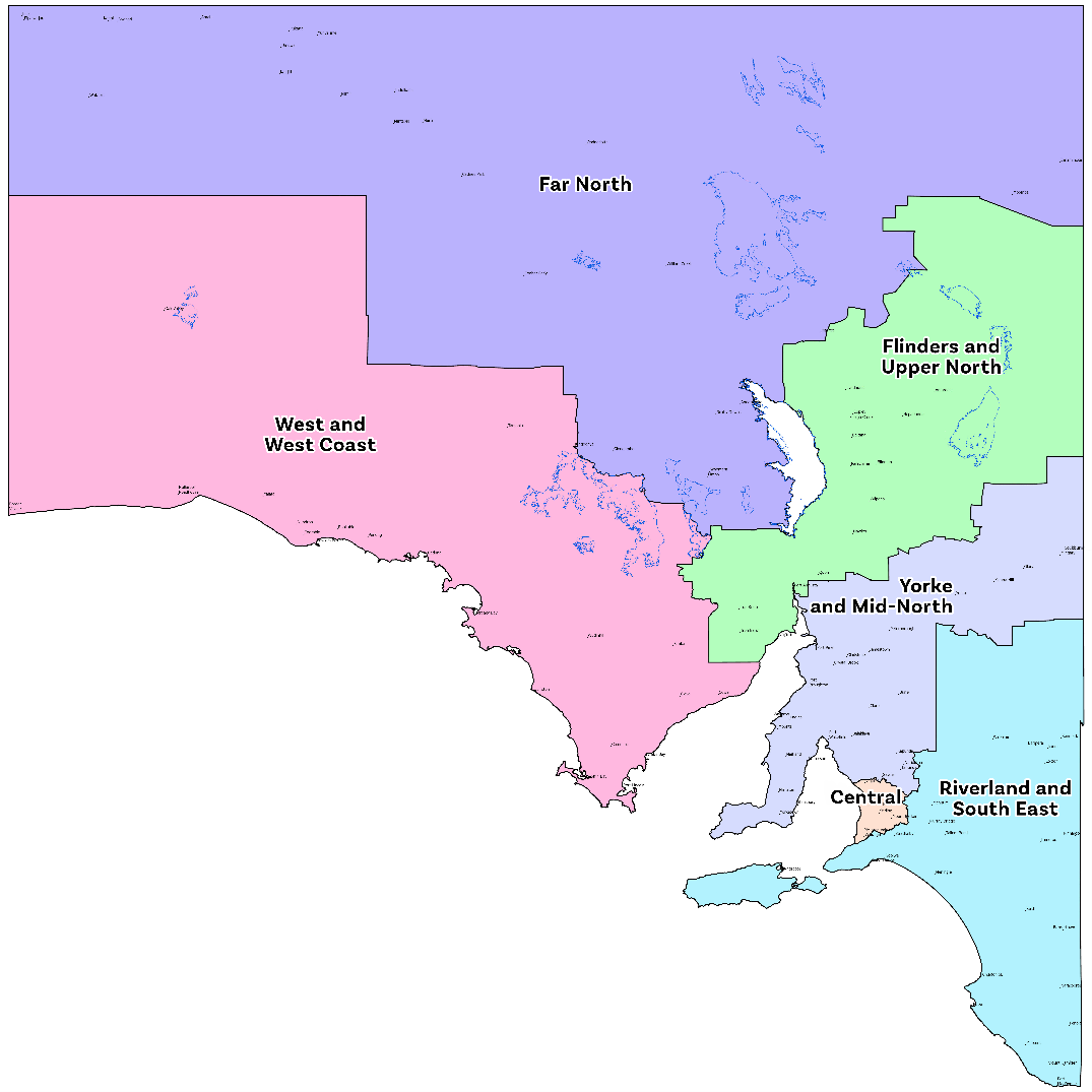 First Nations Voice regions - Electoral Commission SA